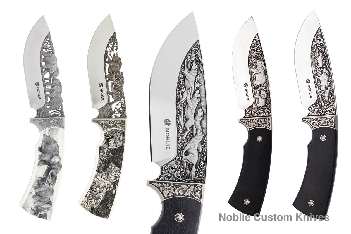 Noblie Custom Knives × TSPROF: Damascus Art & Precision Sharpening